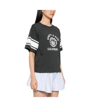 SPORTY  RICH Sporty & Rich "california" Logo Print T-shirt