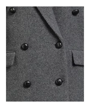 Rag & Bone Double-breasted Long-sleeve Woolen Coat