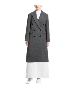Rag & Bone Double-breasted Long-sleeve Woolen Coat