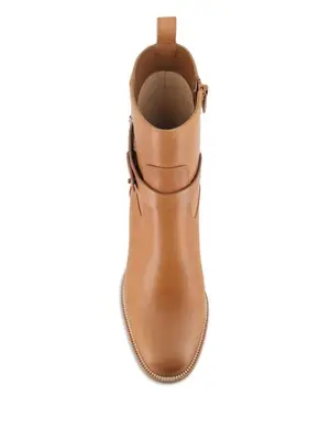 CHRISTIAN LOUBOUTIN 70mm Dianouchette Buckle-strap Boots