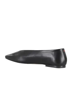 AeydĒ Pointed Toe Leather Flats