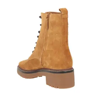 Tory Burch Minimalist Lace-up Ankle Boots - Brown