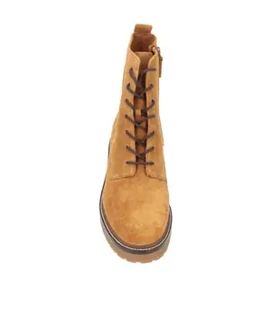 Tory Burch Lace-up Suede Ankle Boots