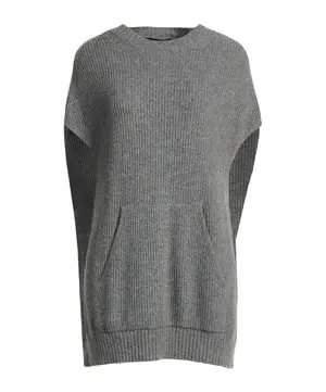 Max Mara Solid Color Knit Top - Gray