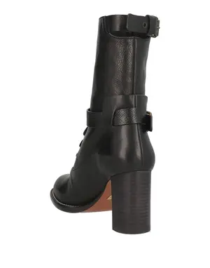 Chloé Lace-up Block Heel Ankle Boots