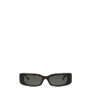 Balenciaga Plain Colour Sunglasses - Black