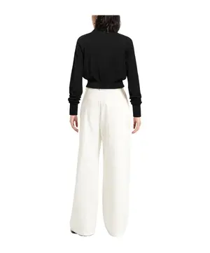 Sportmax Collared Cropped Knit Cardigan