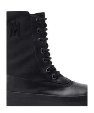 Mackage Logo Embellished Combat Boots