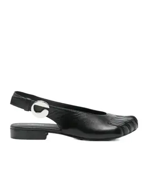 Coperni Ankle-wrapped Cap-toe High Heels