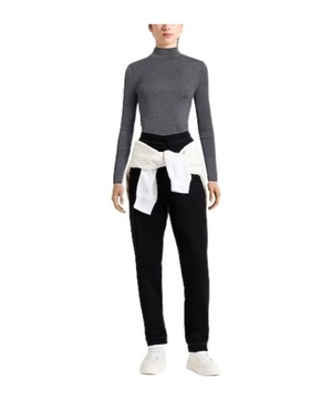 Max Mara Solid Color Slim-fit Long Sleeve T-shirt