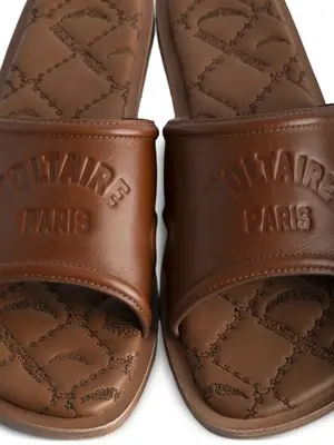 Zadig&Voltaire Beach Monogram Quilted Mule