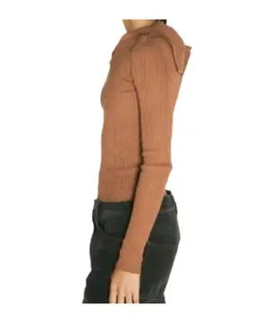Y/project Ribbed Knit Long Sleeve Top