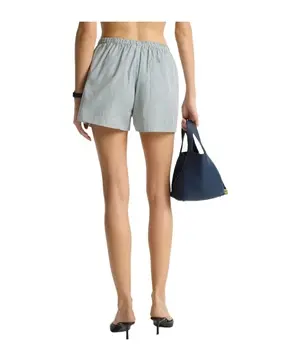 SPORTY  RICH Sporty & Rich Cotton Boxer Shorts With Striped Pattern