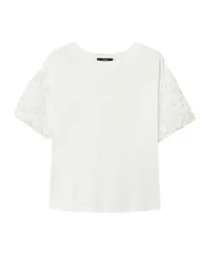 TWINSET Floral-sleeves T-shirt