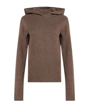 Rick Owens Solid Color Knit Sweatshirt - Brown
