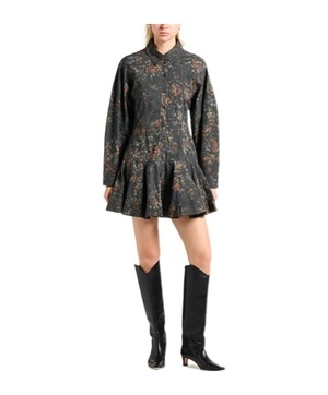GANNI Multicolored Shirt Dress