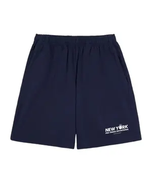 SPORTY  RICH Elasticated Print-detail Track Shorts