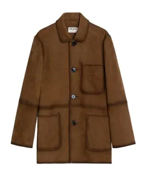 Zadig&Voltaire Venezia Suede Jacket - Brown