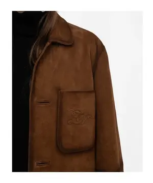 Zadig&Voltaire Venezia Suede Jacket - Brown