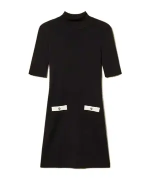 TWINSET Short-sleeves Mini Dress - Black
