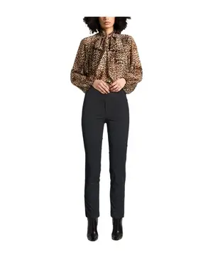 Isabel Marant Étoile Solid Color Versatile Slim-fit Casual Pants