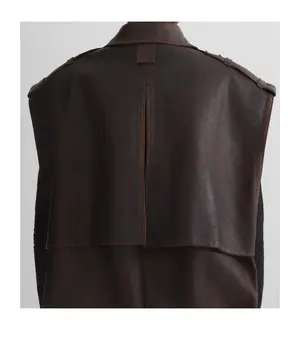 MUGLER Leather Military Gilet