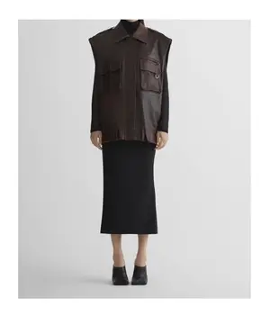 MUGLER Leather Military Gilet