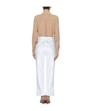 Tory Burch High-waisted Straight-leg Jeans