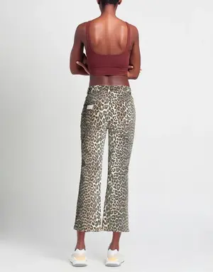 GANNI Leopard-print Straight-leg Jeans