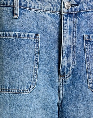 Rag & Bone Wide-leg Faded Jeans