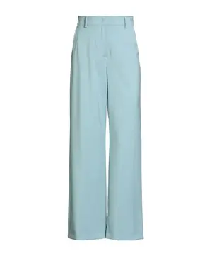 Max Mara Solid Color Casual Trousers - Blue