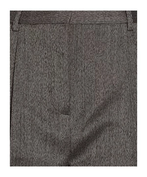 Tory Burch Two-tone Flannel Tapered Trousers