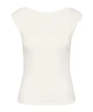 ST. AGNI Scoop-back Top