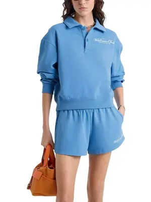 SPORTY  RICH Sporty & Rich Wellness Club Disco Shorts