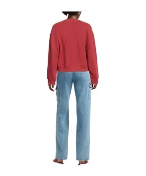 Rag & Bone Cropped Crewneck Sweatshirt