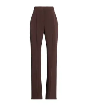 Max Mara Comfortable Solid-color Stretch Flared Pants - Red