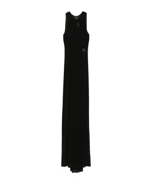 JEAN PAUL GAULTIER Sleeveless Semi-transparent Maxi Dress