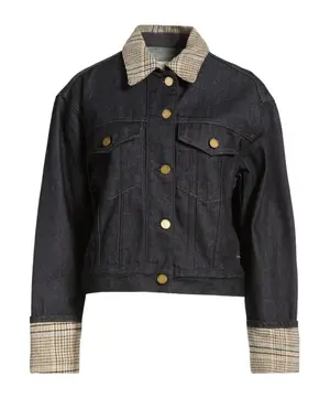 Rag & Bone Dark Denim Jacket - Blue