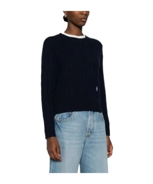 SPORTY  RICH Cable-knit Sweate