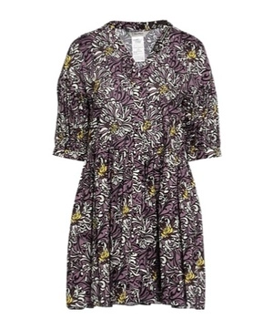Max Mara Max Mara Floral Print Shirt Dress Black