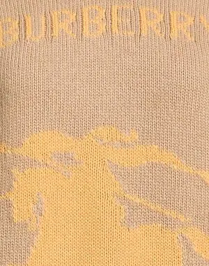 Burberry Two-tone Cashmere Knitwear With Logo