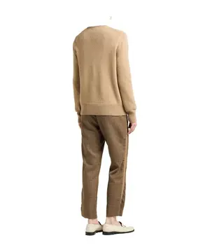 Burberry Two-tone Cashmere Knitwear With Logo