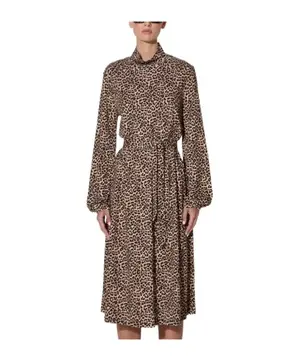 A.p.c. Animal-print Midi Dress