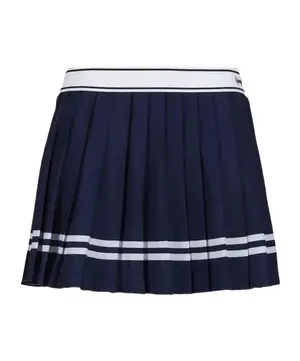 SPORTY  RICH Sporty & Rich Pleated Striped Skirt - No