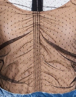 MAISON MARGIELA Velvet And Tulle Dress