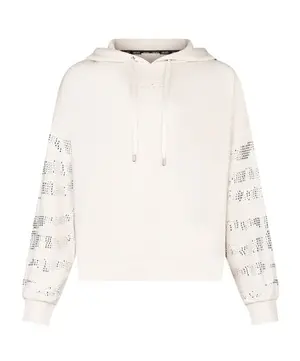 Liu Jo Appliqué-detail Hoodie - Champagne-colored