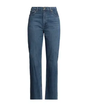 Rag & Bone High-waisted Straight-leg Jeans - Blue