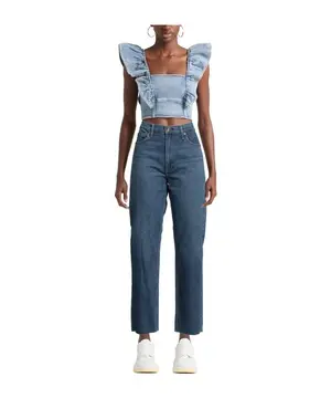 Rag & Bone High-waisted Straight-leg Jeans