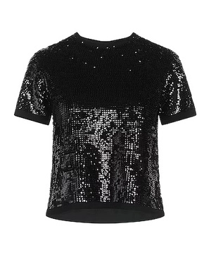 Max Mara Minimalist Solid Wool Short-sleeve Top - Black