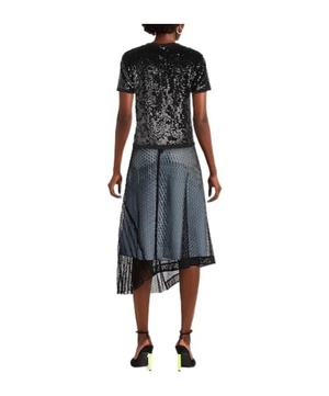 Max Mara Minimalist Solid Wool Short-sleeve Top